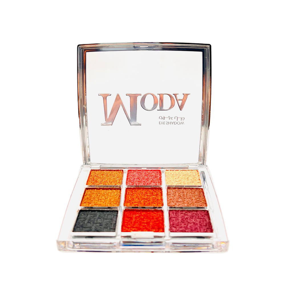 Moda Metallic Eyeshadow Palette - 9 Colors – Moda Beauty